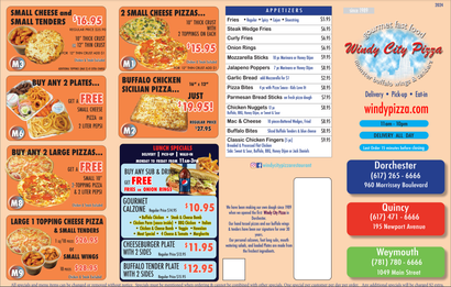 Windy city pizza store